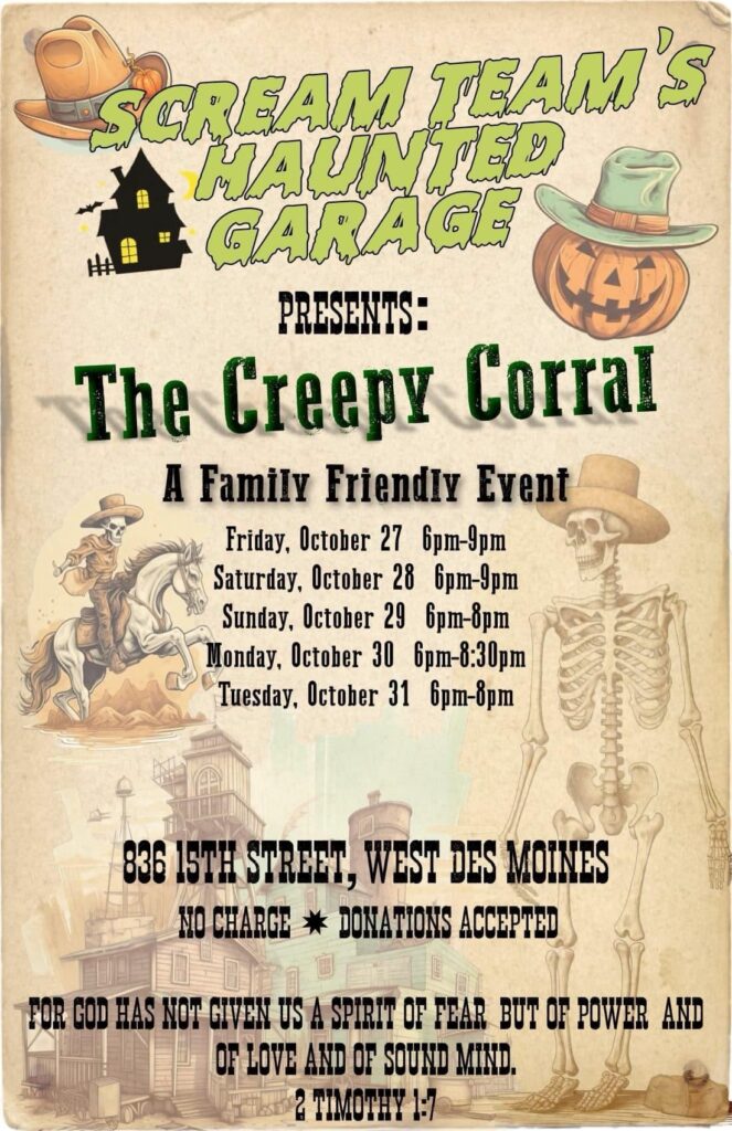 Haunted Garage: The Creepy Corral – Des Moines Haunted Houses
